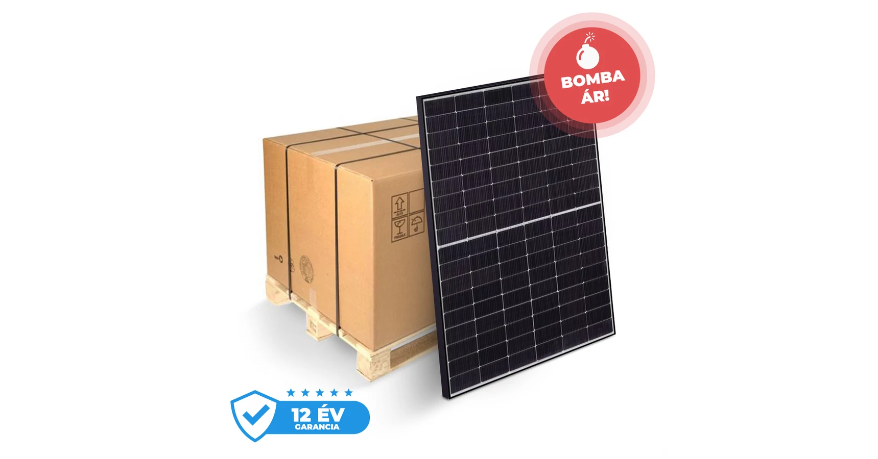 Tongwei TWMND-54HB425W N-type Full Black napelem panel raklap - 36 db ...
