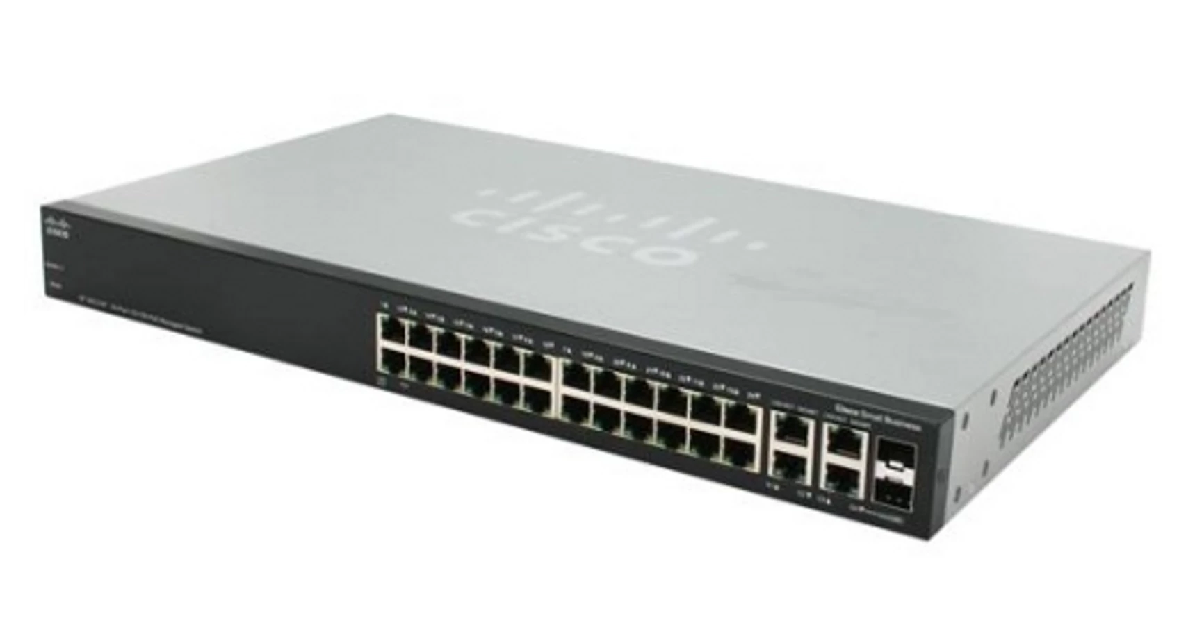 Cisco 24-port 10/100 POE Stackable Managed Switch w/Gig Uplinks, Rack ...