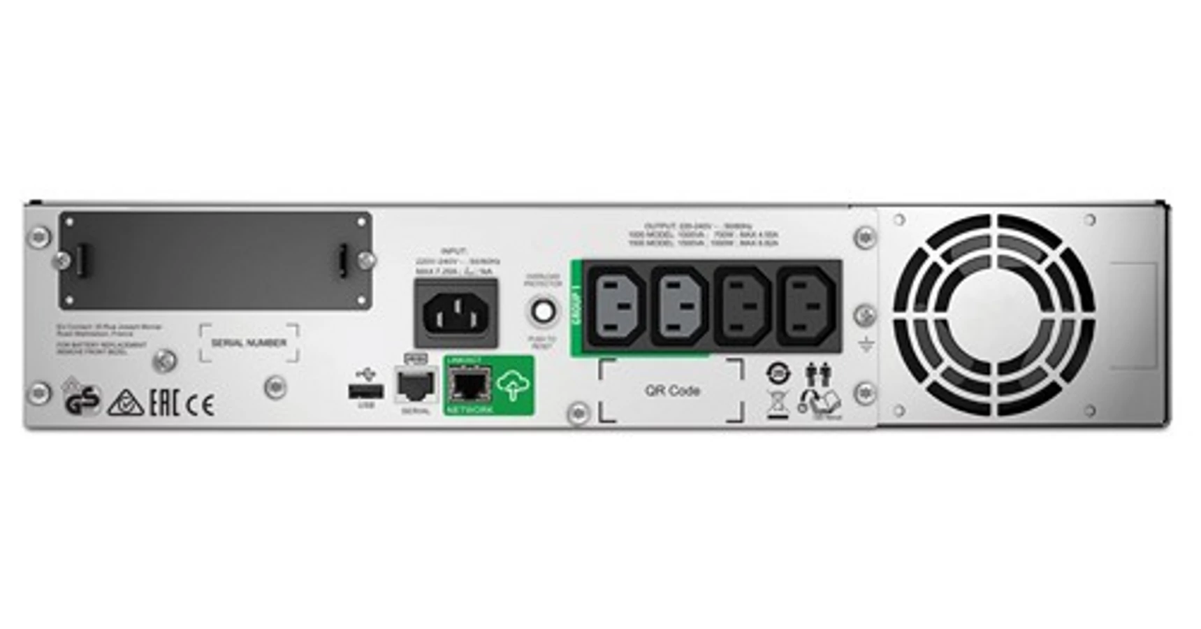 APC Smart-UPS 1000VA LCD RM 2U 230V with SmartConnect, Line interaktív ...